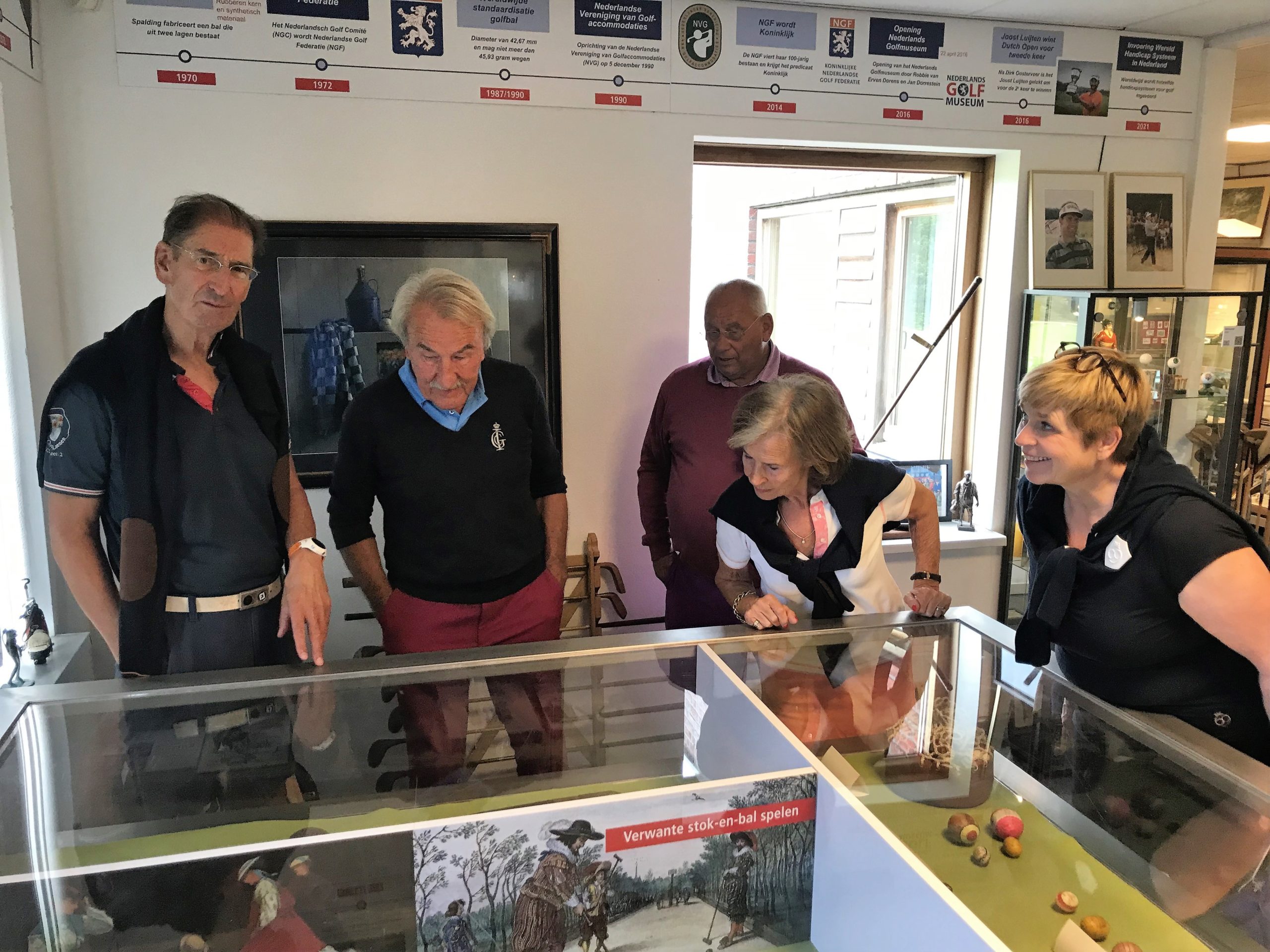 Tegenbezoek van de KIGC Amsterdam - Nederlands golfmuseum